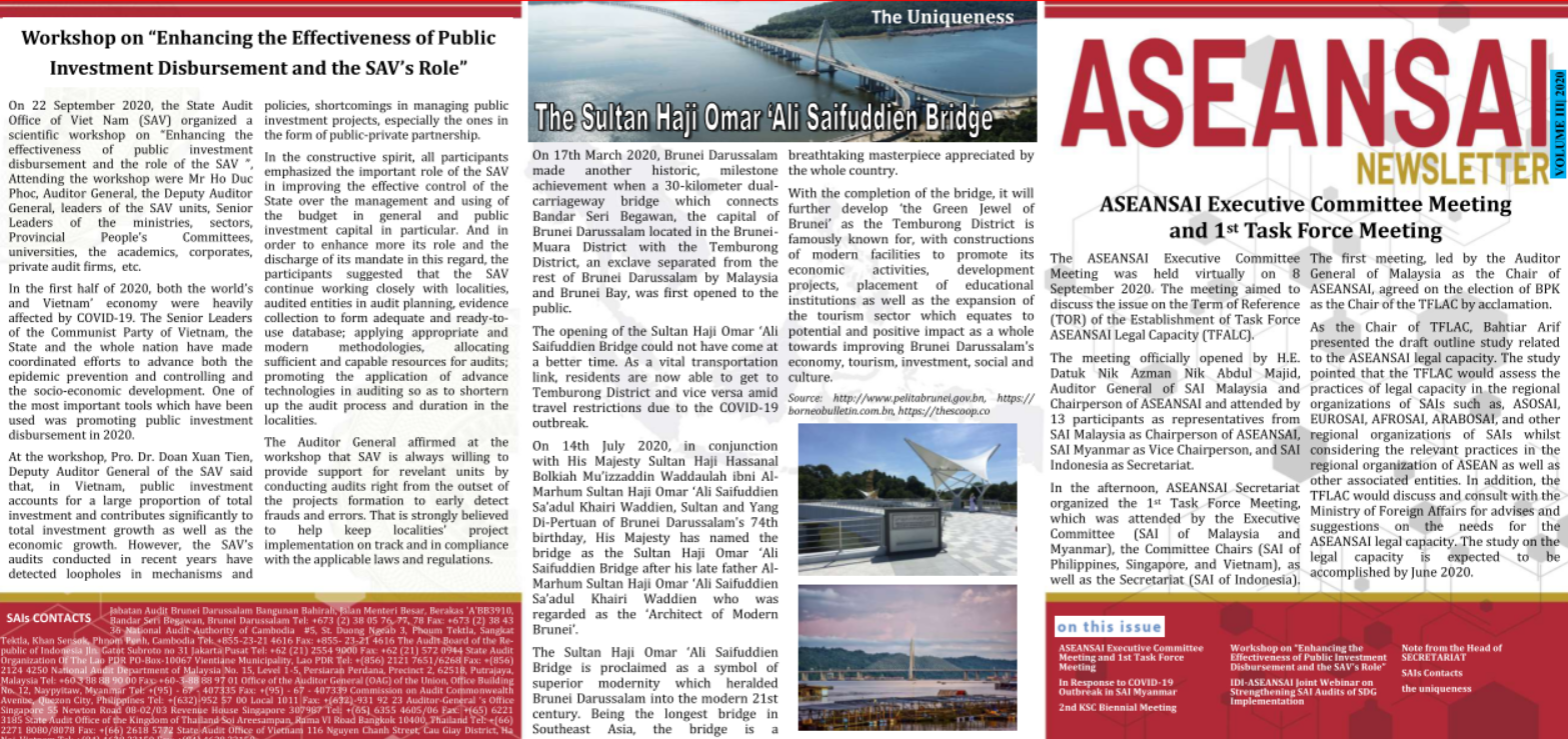 ASEANSAI Newsletter Vol III 2020 ASEANSAI